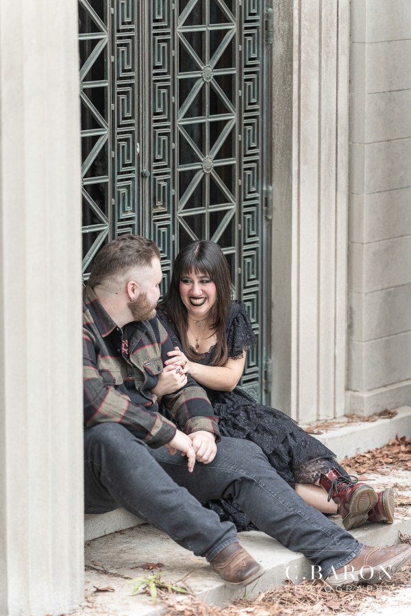 Gothic Engagement Session at a Cemetery in Houston, Texas – Houston Wedding Photographer – C ...