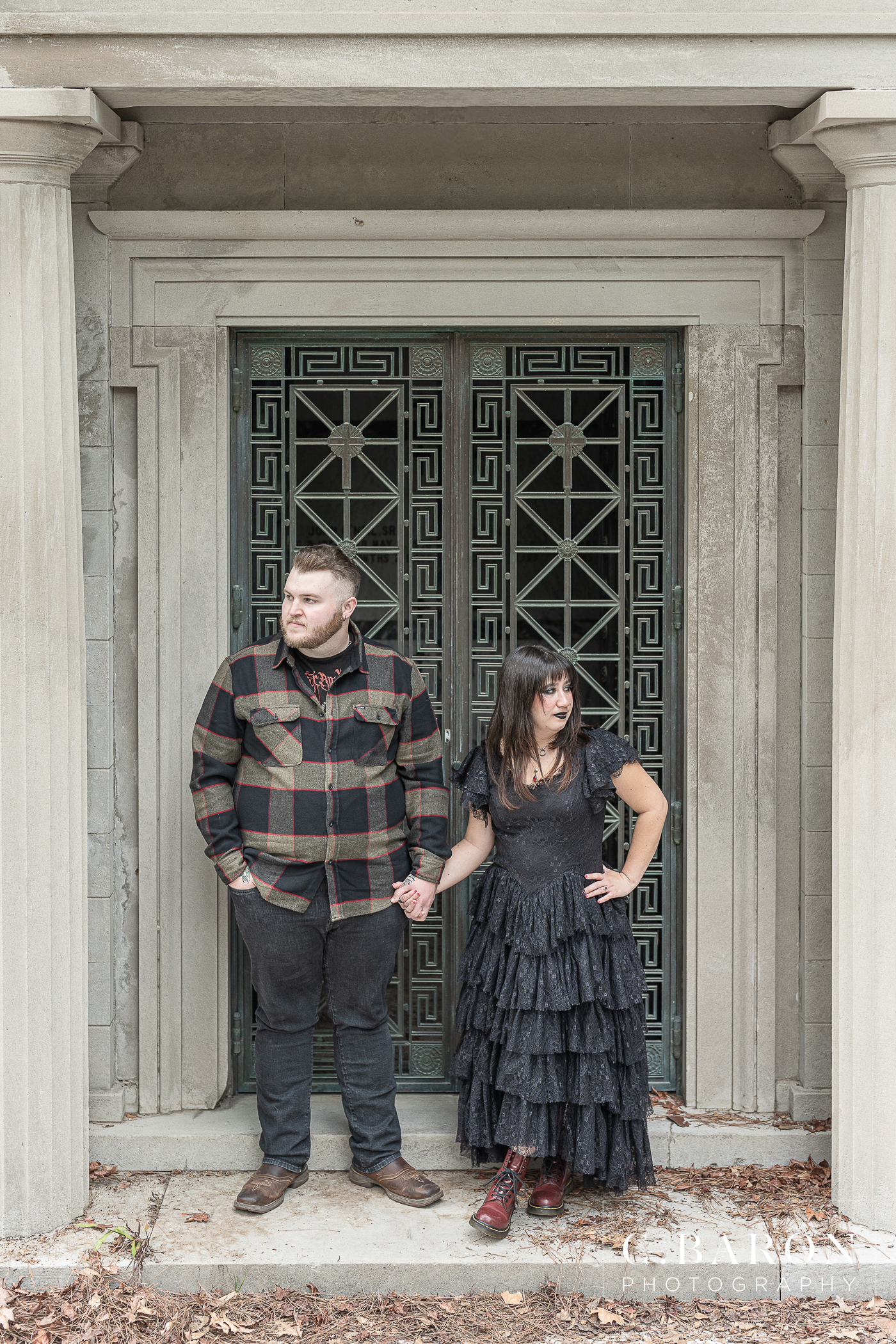 Gothic Engagement Session at a Cemetery in Houston, Texas – Houston ...
